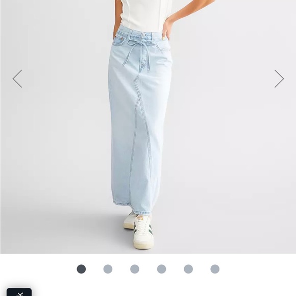 Levi's | Skirts | Levis Iconic Denim Maxi Skirt | Poshmark